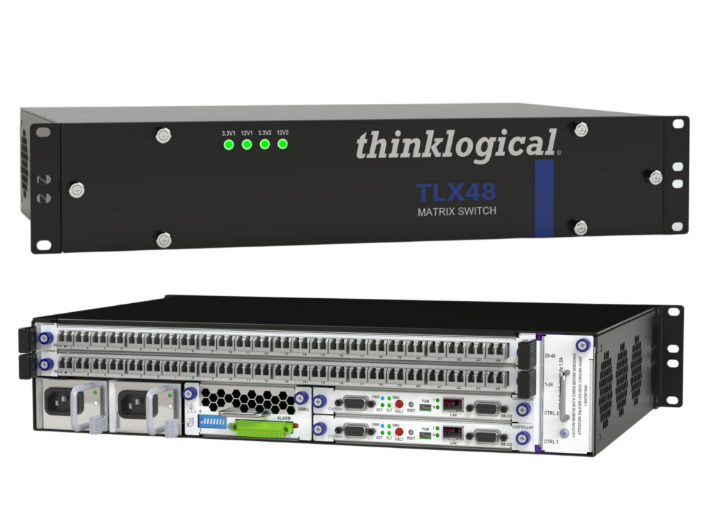 Thinklogical | A BELDEN Brand TLX48 2RU Matrix Switch TLX48 2RU Matrix ...