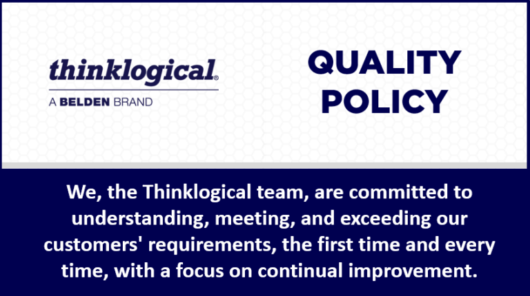 Thinklogical Accreditations & Certifications