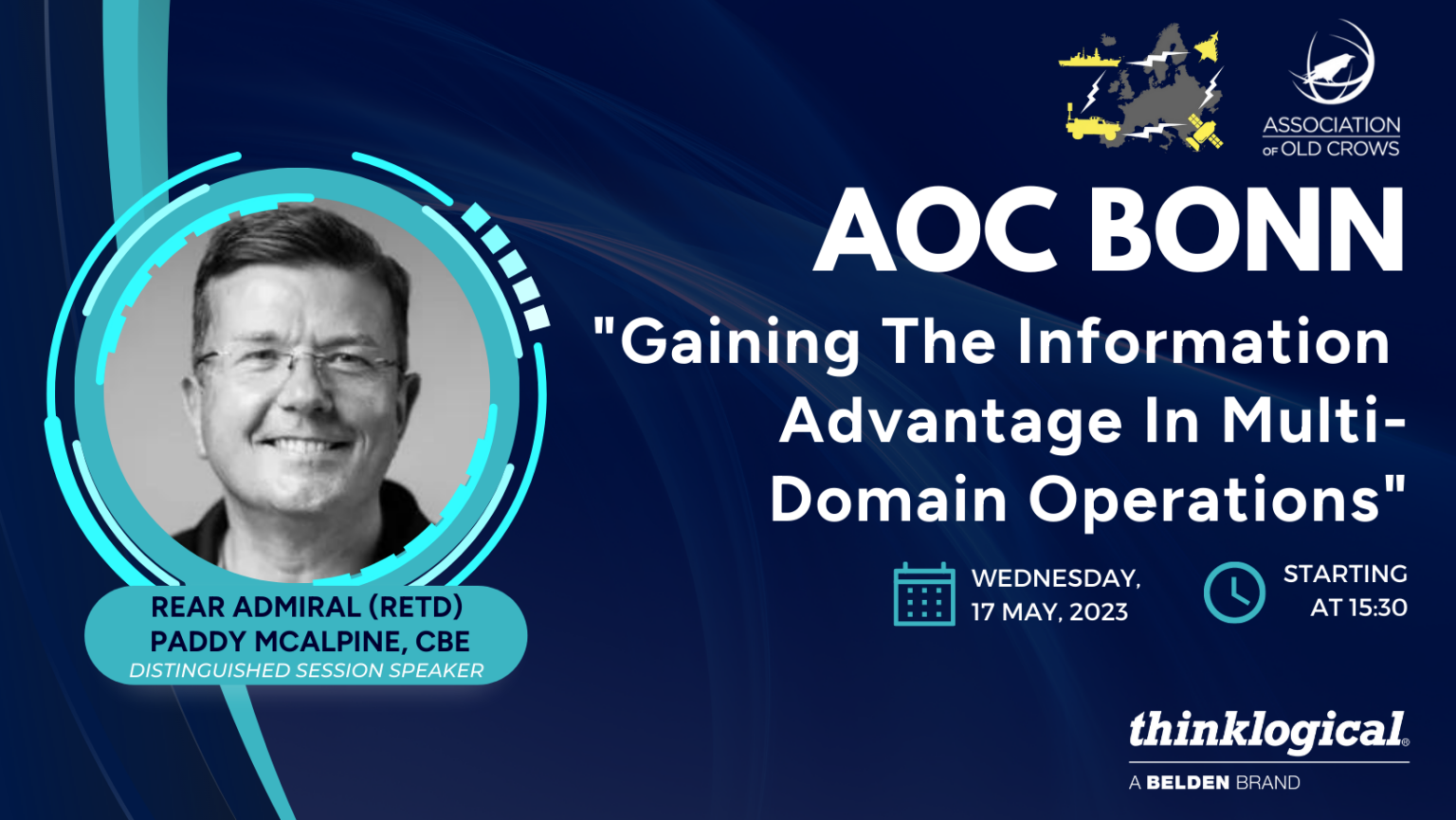 Thinklogical Senior Global Military Advisor Paddy McAlpine Speaks at AOC Europe 2023 ...